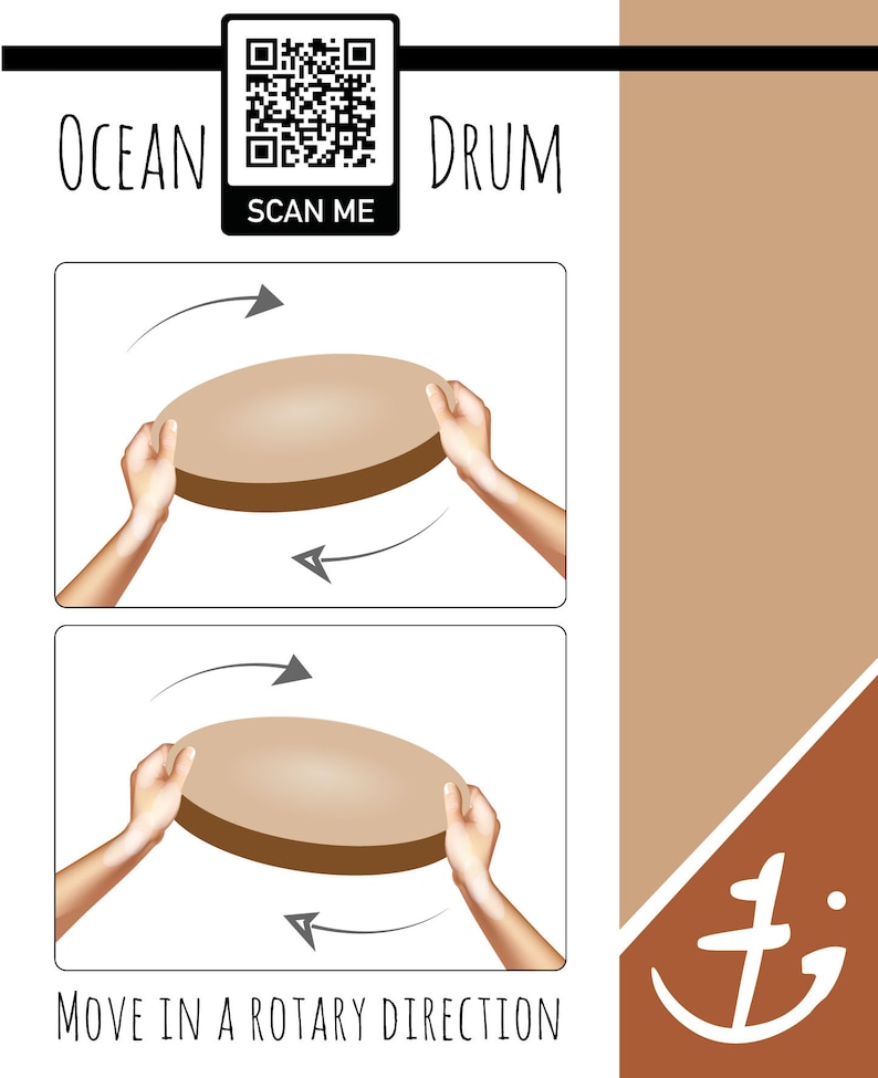 Ocean Drum - Relaxing Music Instrument to Reproduce the Waves Sounds ...