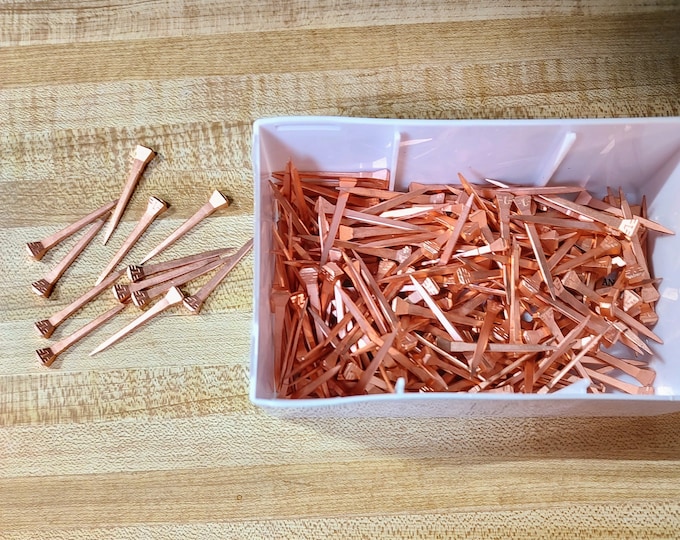 Copper Crafting Horseshoe Nails-100 Nails Free Ship - Etsy