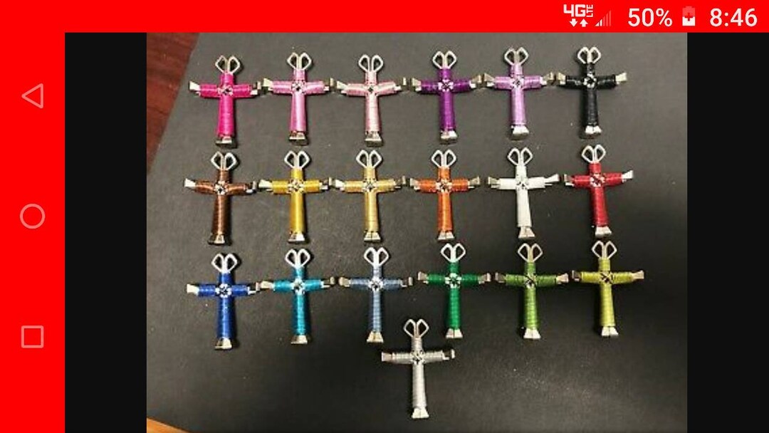 Disciple's Cross of Many Colorsneckcord is Real Suede - Etsy