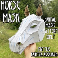 Horse Mask - Etsy