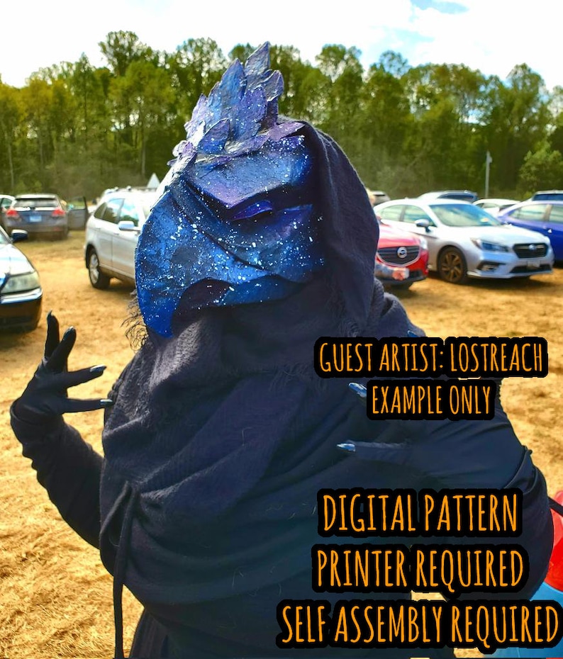 Bird of Prey/raptor Low Poly Mask Pattern for Cardboard or EVA - Etsy ...