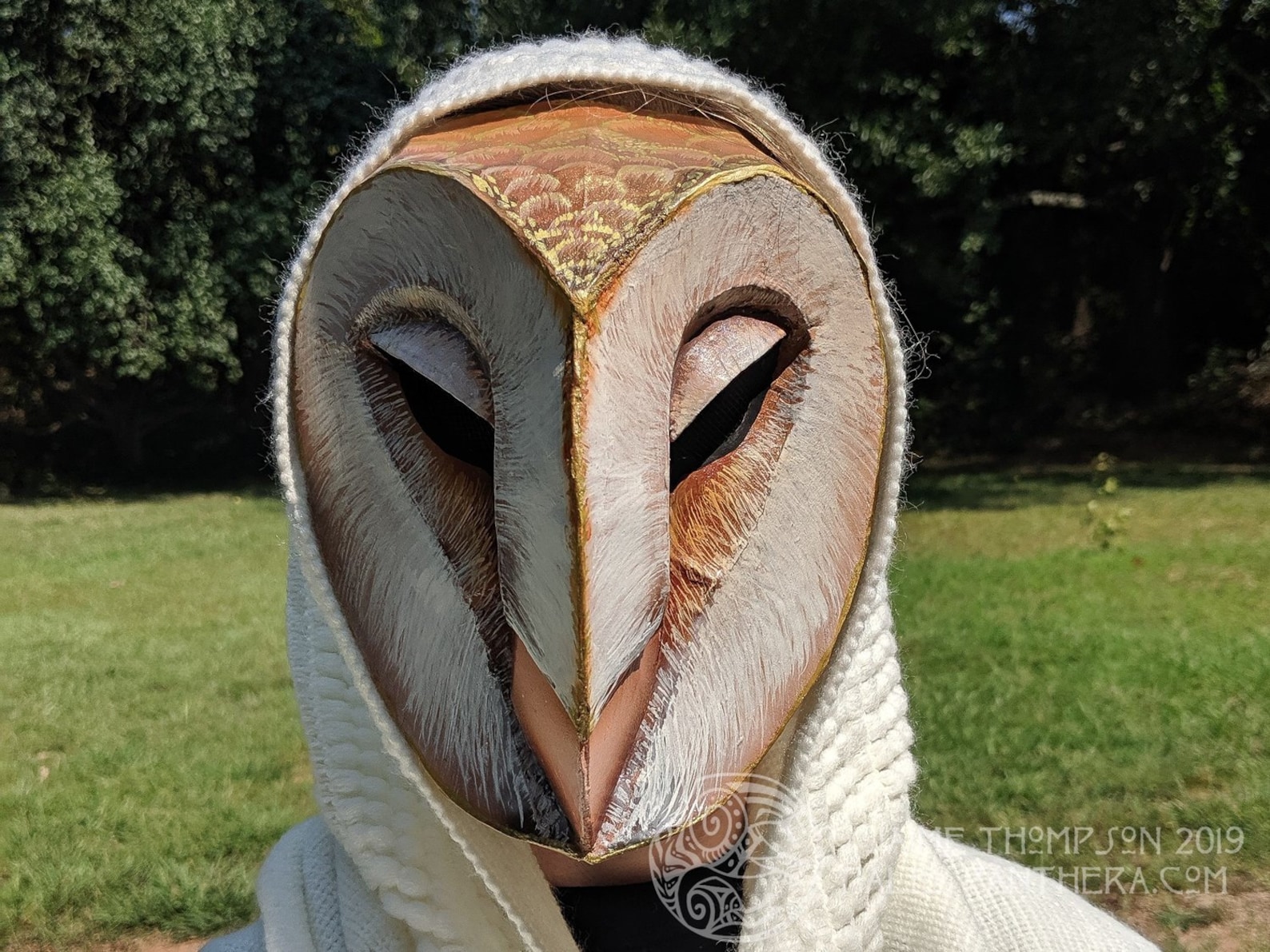 Barn Owl Low Poly Mask Pattern for Cardboard or EVA Foam | Etsy