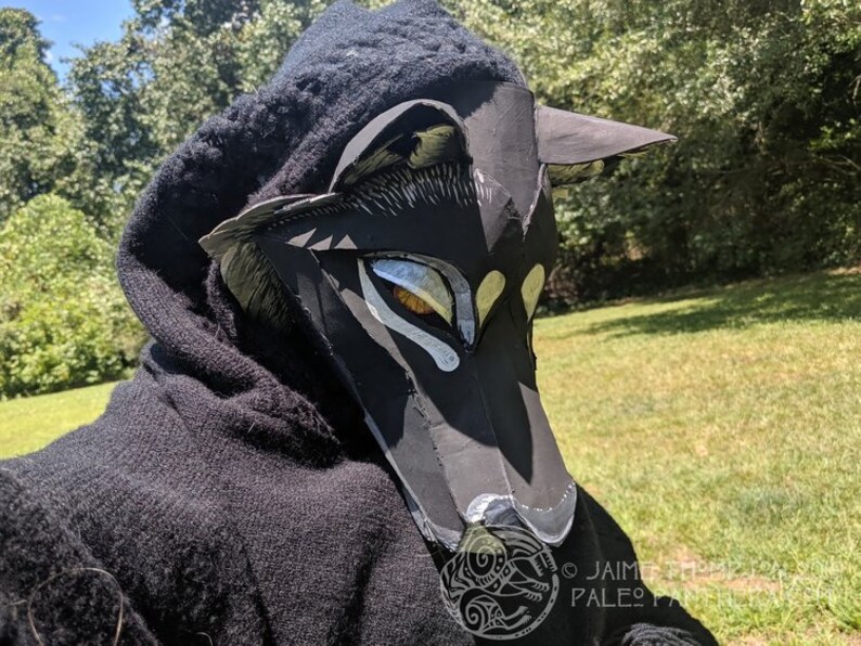 Canine/Canid Low Poly Mask Pattern for Cardboard or EVA Foam | Etsy