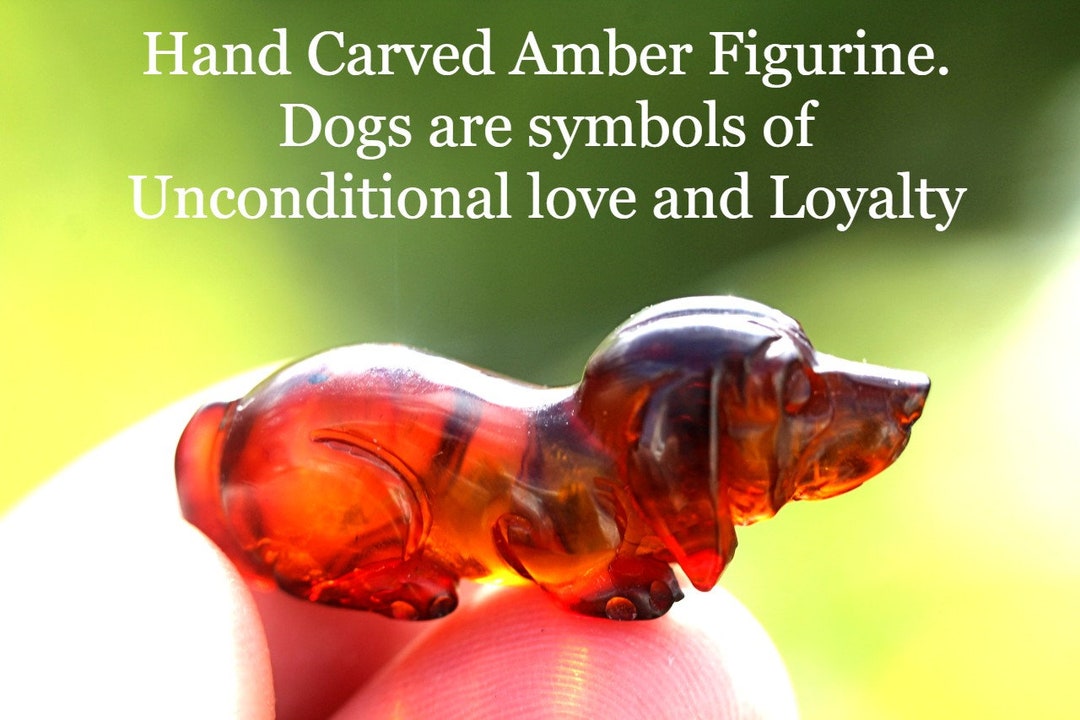Gemstone Figurine / Dogs Carving / Symbol of Unconditional Love and ...
