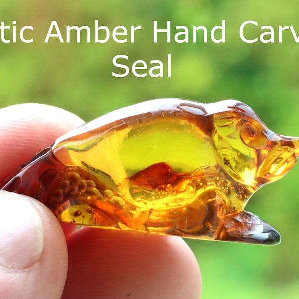 Amber Animal Carving - Etsy