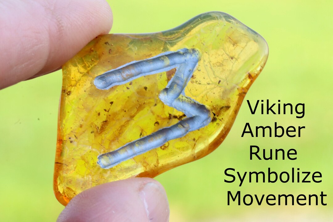 Baltic Amber Rune Symbol Movement / Ancient Mythology Amulet Meditation ...