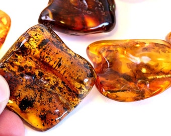 Tumbled Stone of Genuine Baltic Amber / 1 Piece Average Weight - Etsy