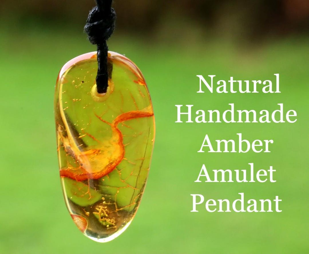 Amulet Jewelry for Protection Luck and Wellness / Natural Handmade ...