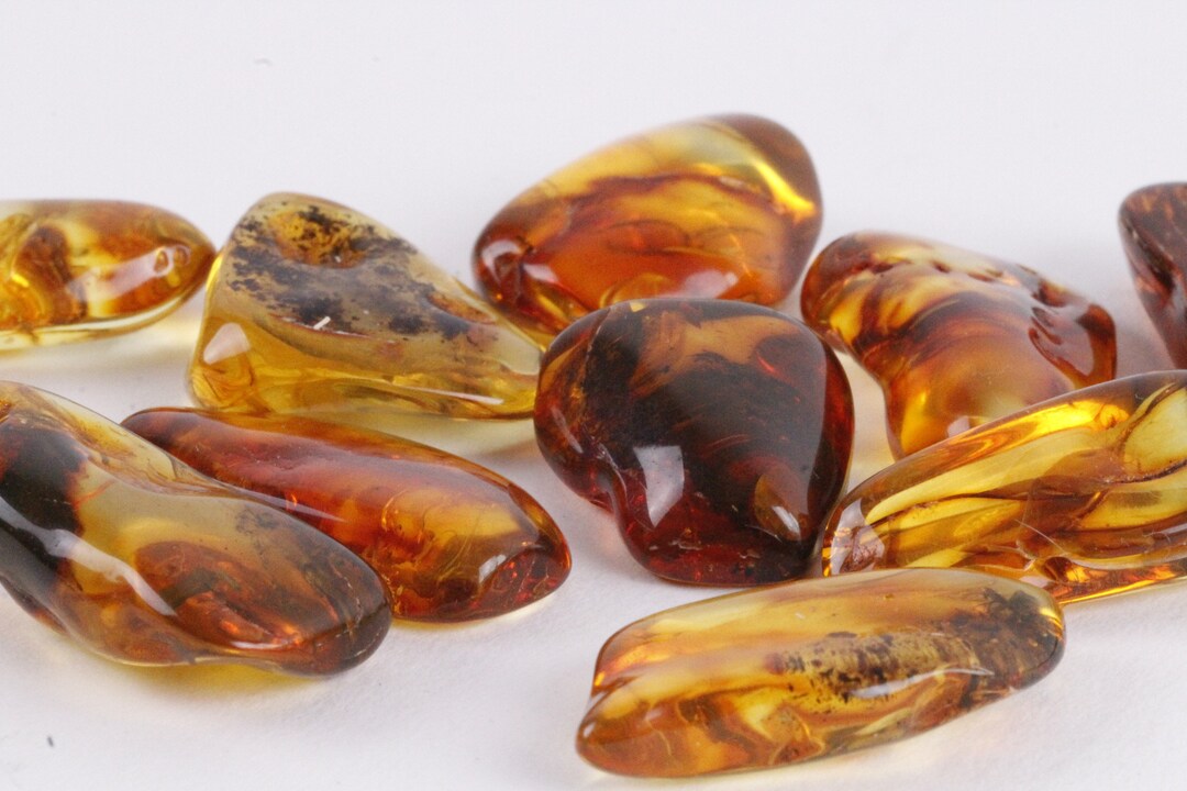 Amber Tumbled Stone / Average Weight 3g - 4g 1 Piece / Collectors ...