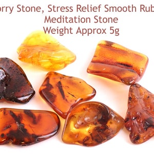 Worry Stone, Stress Relief Smooth Rubbing Meditation Stone, Wellness ...