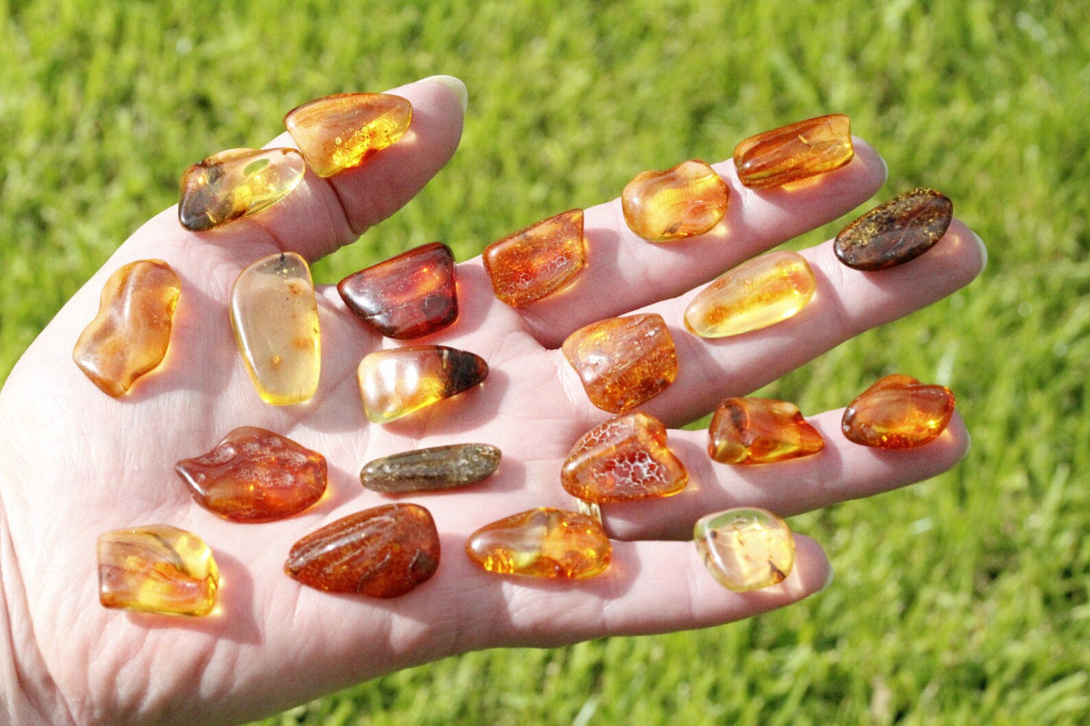 Sale 21 Pieces Polished Amber Gemstones / Natural Baltic Amber - Etsy