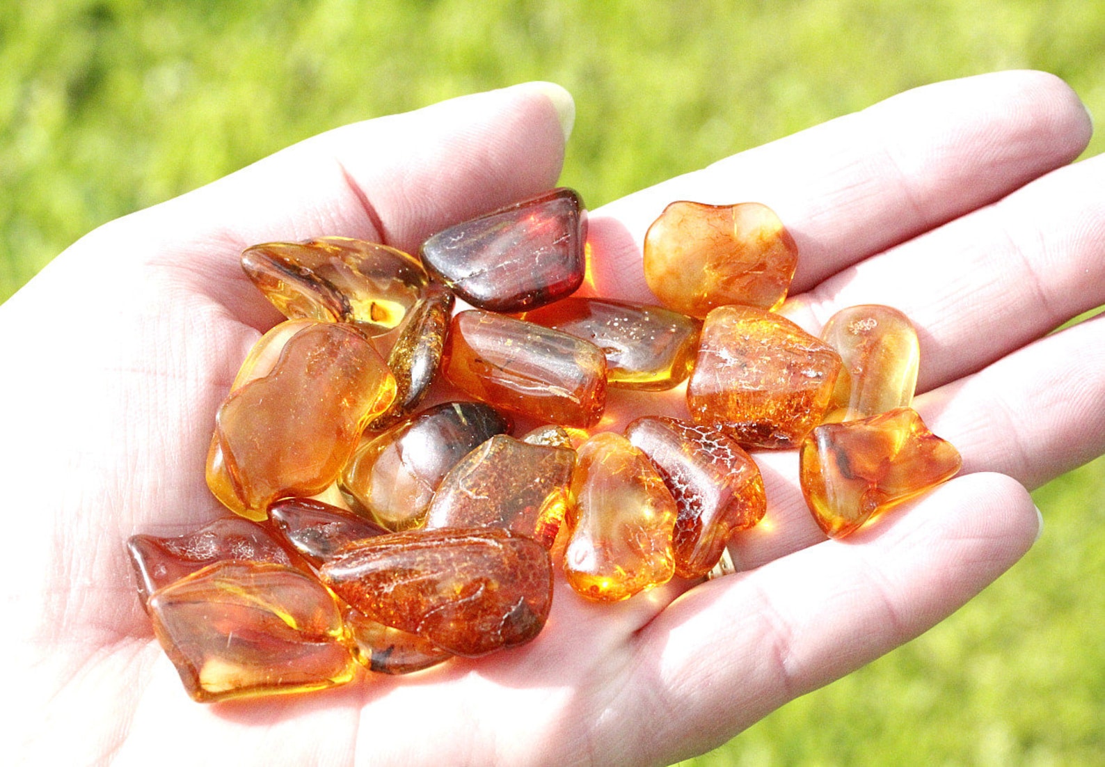 Sale 21 pieces Polished Amber gemstones / Natural Baltic | Etsy
