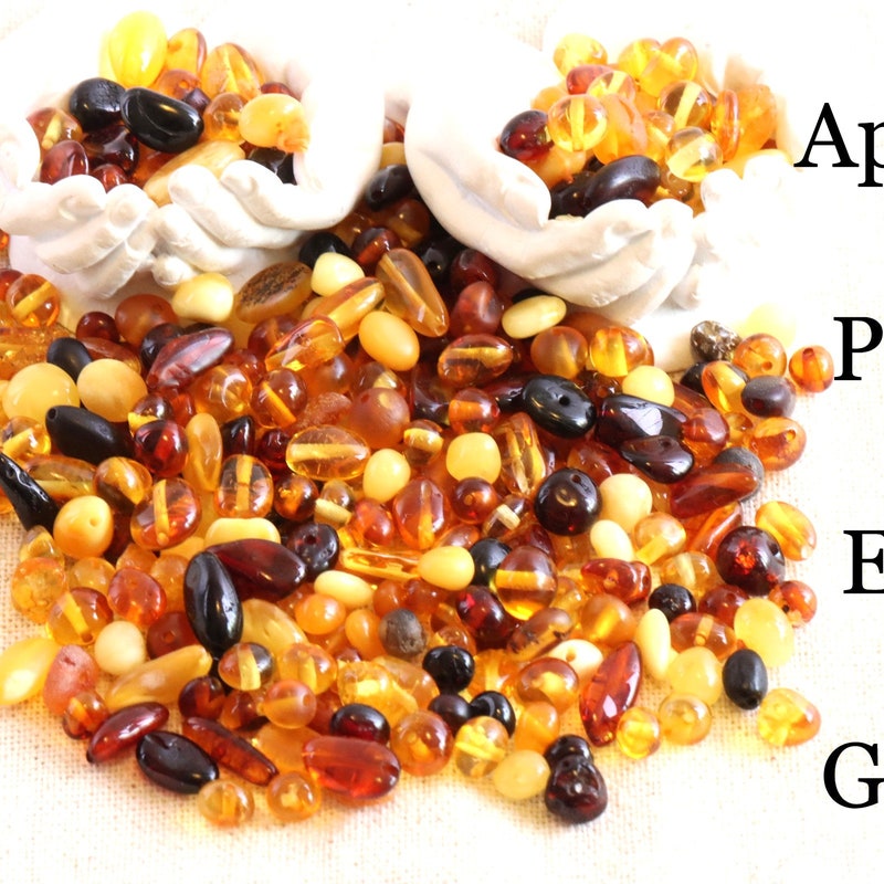 Natural Amber Seed Beads - Etsy