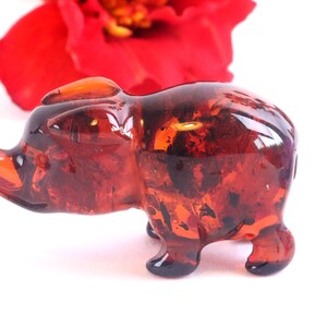 Unique Pig Figurine of Hand Carved Amber Gemstone / Baltic Amber Pig ...