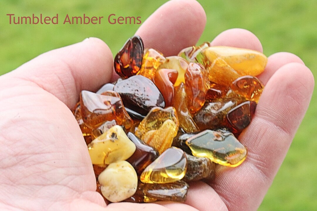 Small Amber Nuggets of Genuine Baltic Amber / 50g Approx 60 Pieces ...