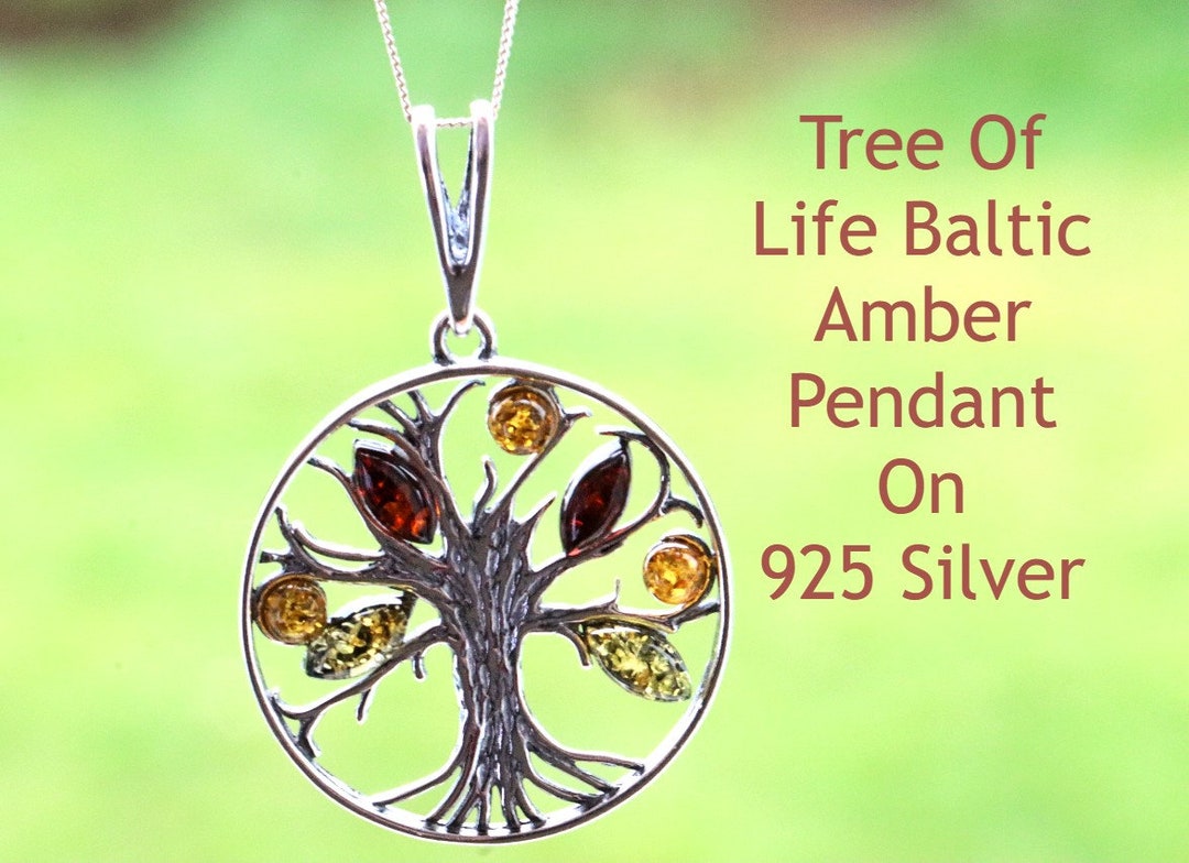 Valentine's Day Gift Mixed Color Tree of Life Pendant Symbol / Tree of ...