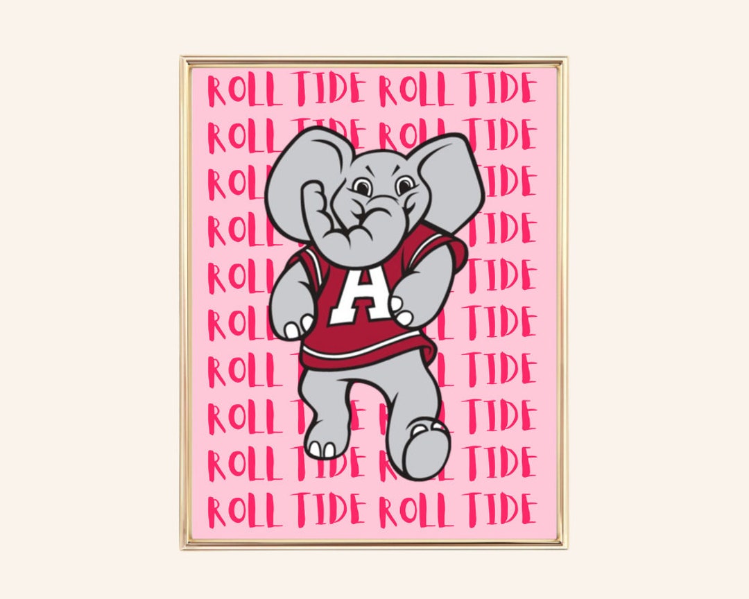 Alabama, Big Al, Roll Tide Wall Art Print - Etsy