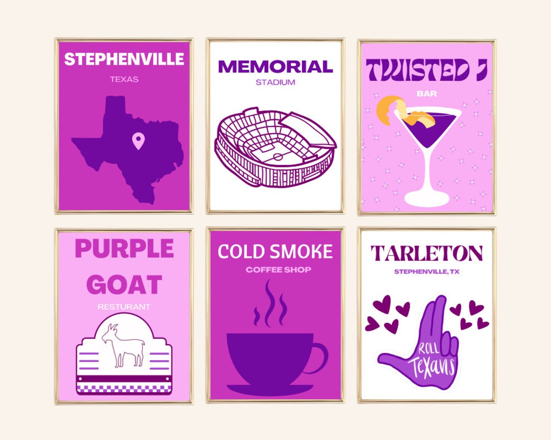 Tarleton, Stephenville TX Wall Art Prints - Etsy