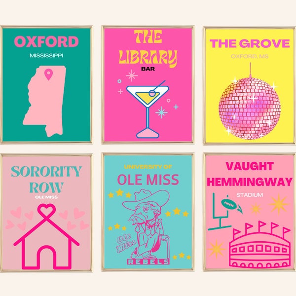 Ole Miss Wall Art - Etsy