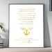 John Fitzgerald Kennedy US Navy Speech Gold Foil Art Print - JFK ...