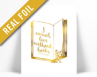I Cannot Live Without Books - Etsy