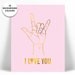 American Sign Language I Love You Gold Foil Art Print - ASL Love Poster ...