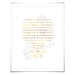 Barack Obama 2017 Farewell Address Speech Gold Foil Art Print ...