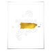 Puerto Rico Map Gold Foil Print Gold Puerto Rico Art Print - Etsy