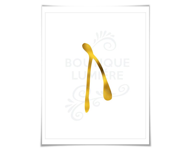 Wishbone Art Print Real Gold Foil Print Food Poster Gold - Etsy