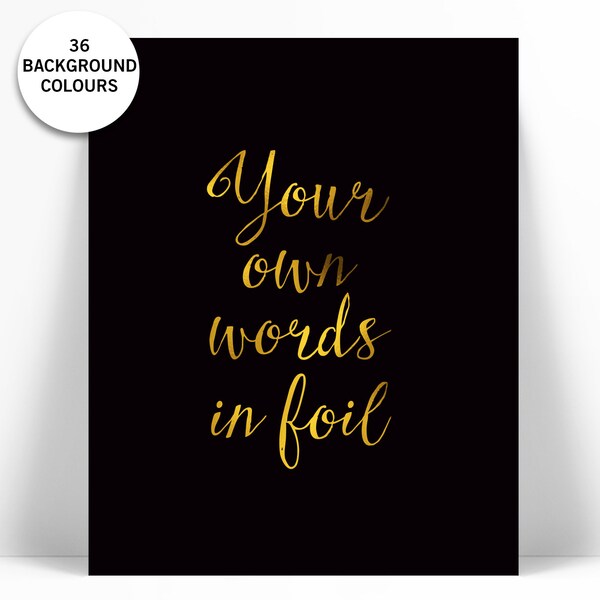 Custom Quote Print - Etsy