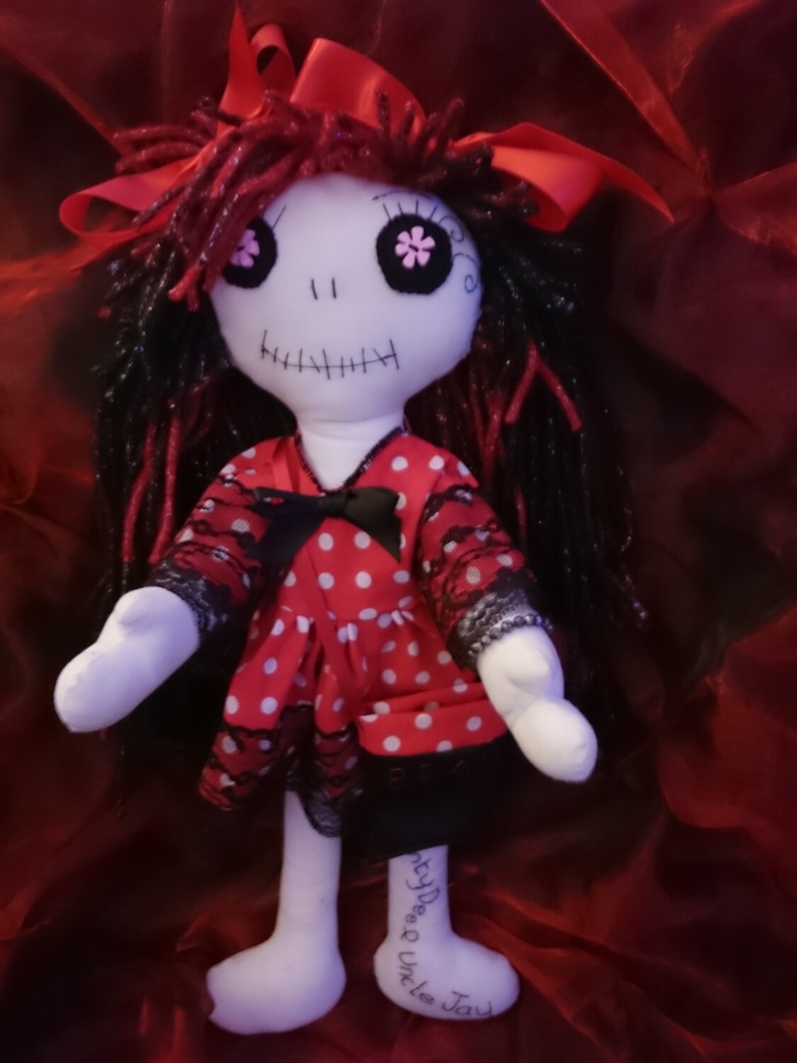 Fully Customised OOAK Ragdoll Custom Doll Gothic Rag - Etsy UK