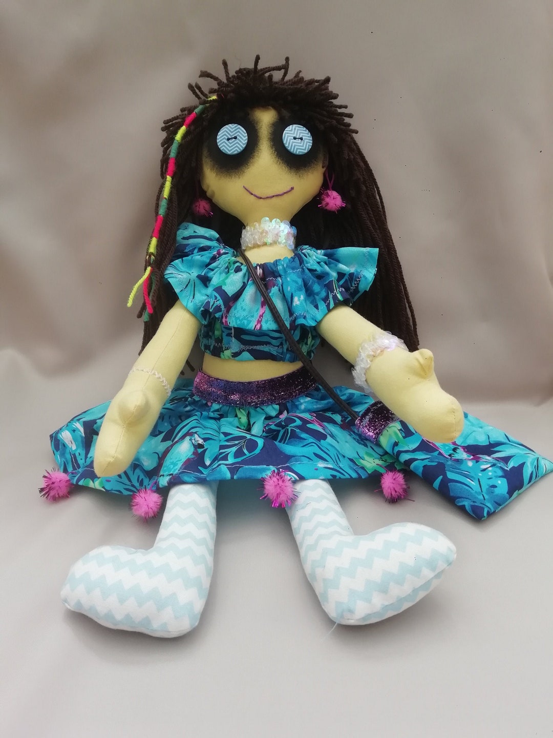 Fully Customised OOAK Ragdoll Custom Doll Gothic Rag - Etsy UK