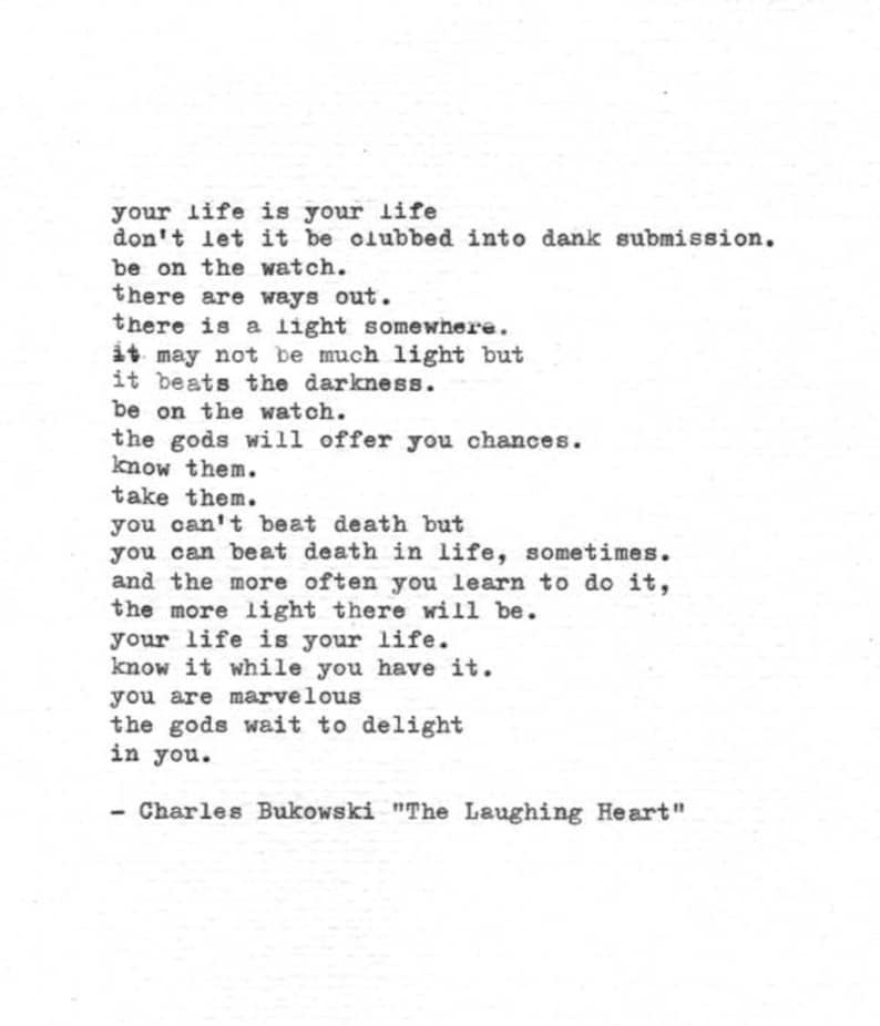 Charles Bukowski Poems