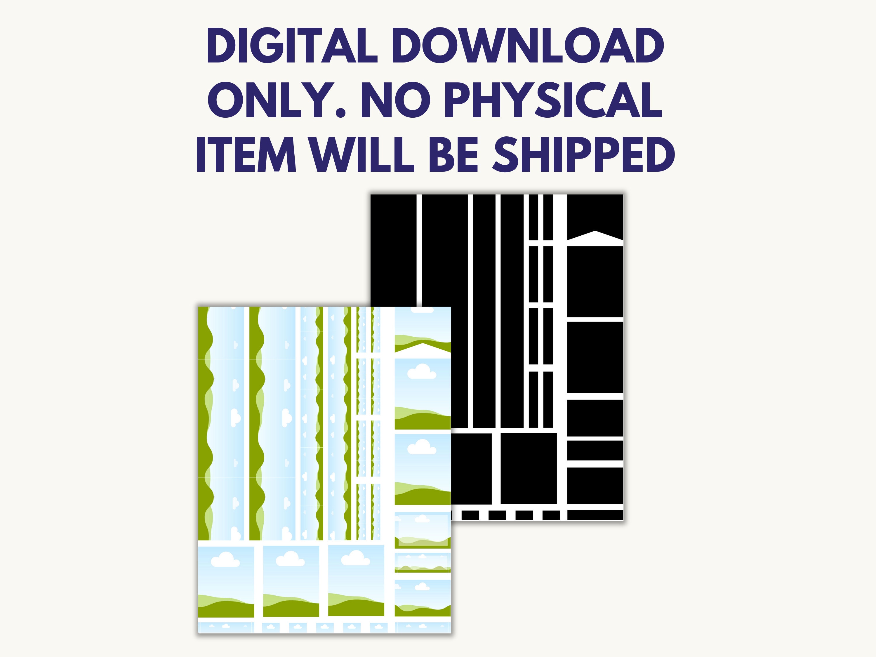 Editable Canva Template, One Page, Basic Printable Planner Stickers ...