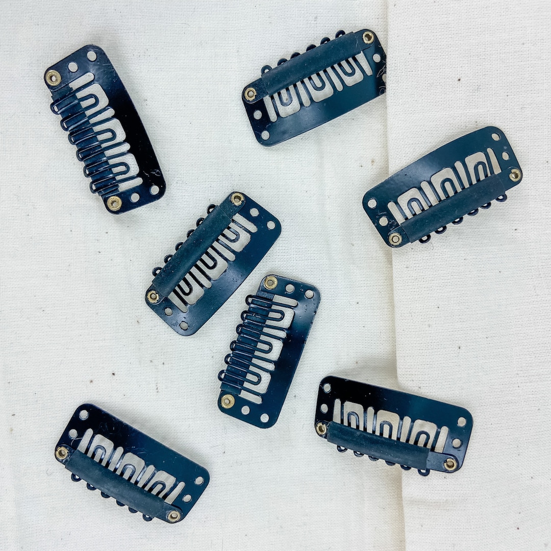 Black Hair Clip Blanks for Making Hair Accessories - Etsy