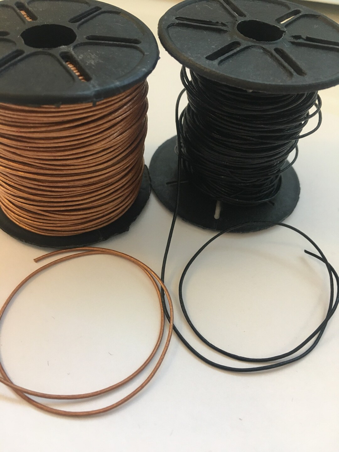 0.5mm Leather Cord by the Yard - Etsy