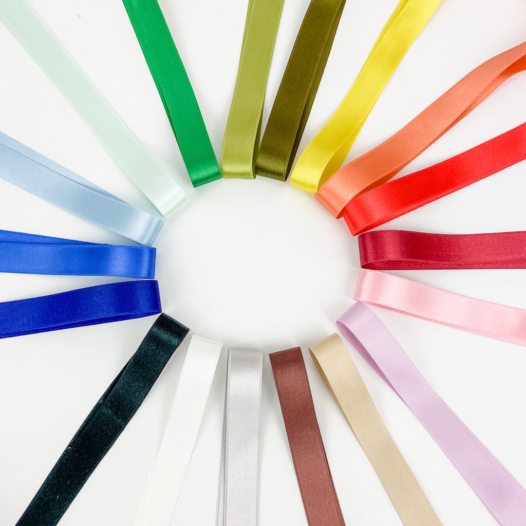 100% Silk Ribbon by the Yard / Luxury Silk Ribbons - Etsy