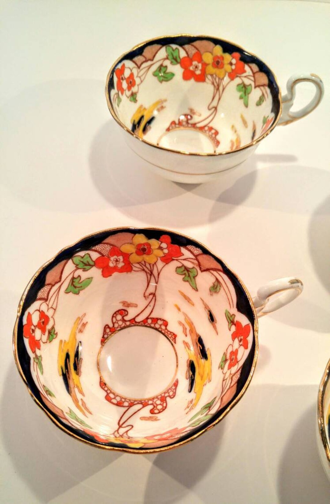 ROYAL GRAFTON Welsh Gaudy Floral Teacup - Etsy