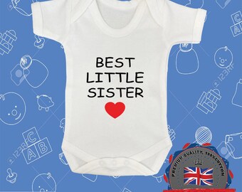 Little Sister Baby Grow - Etsy