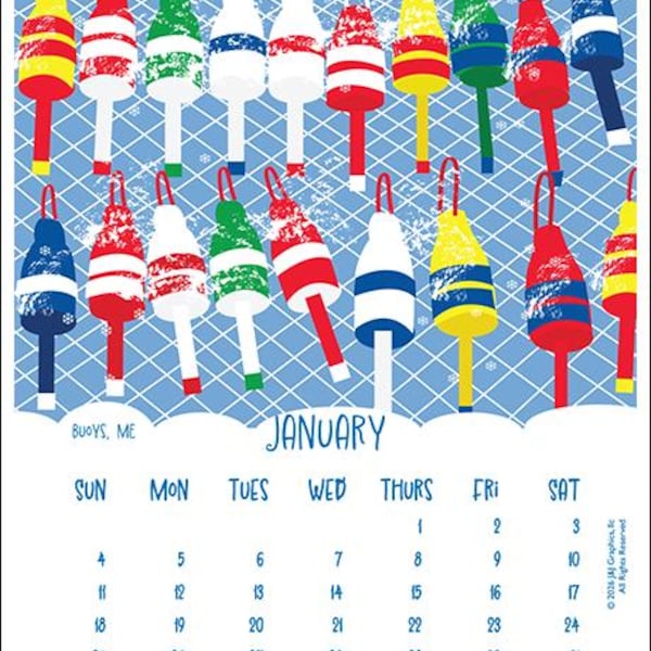 Maine Calendars 2026 - Etsy