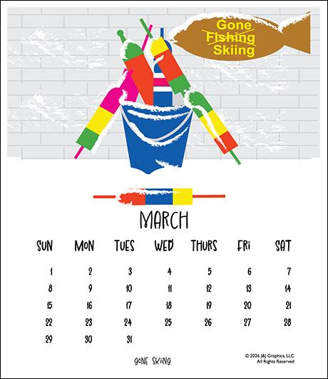 2026 Cape Cod Wall Calendar - Etsy