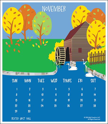 2026 Cape Cod Wall Calendar - Etsy