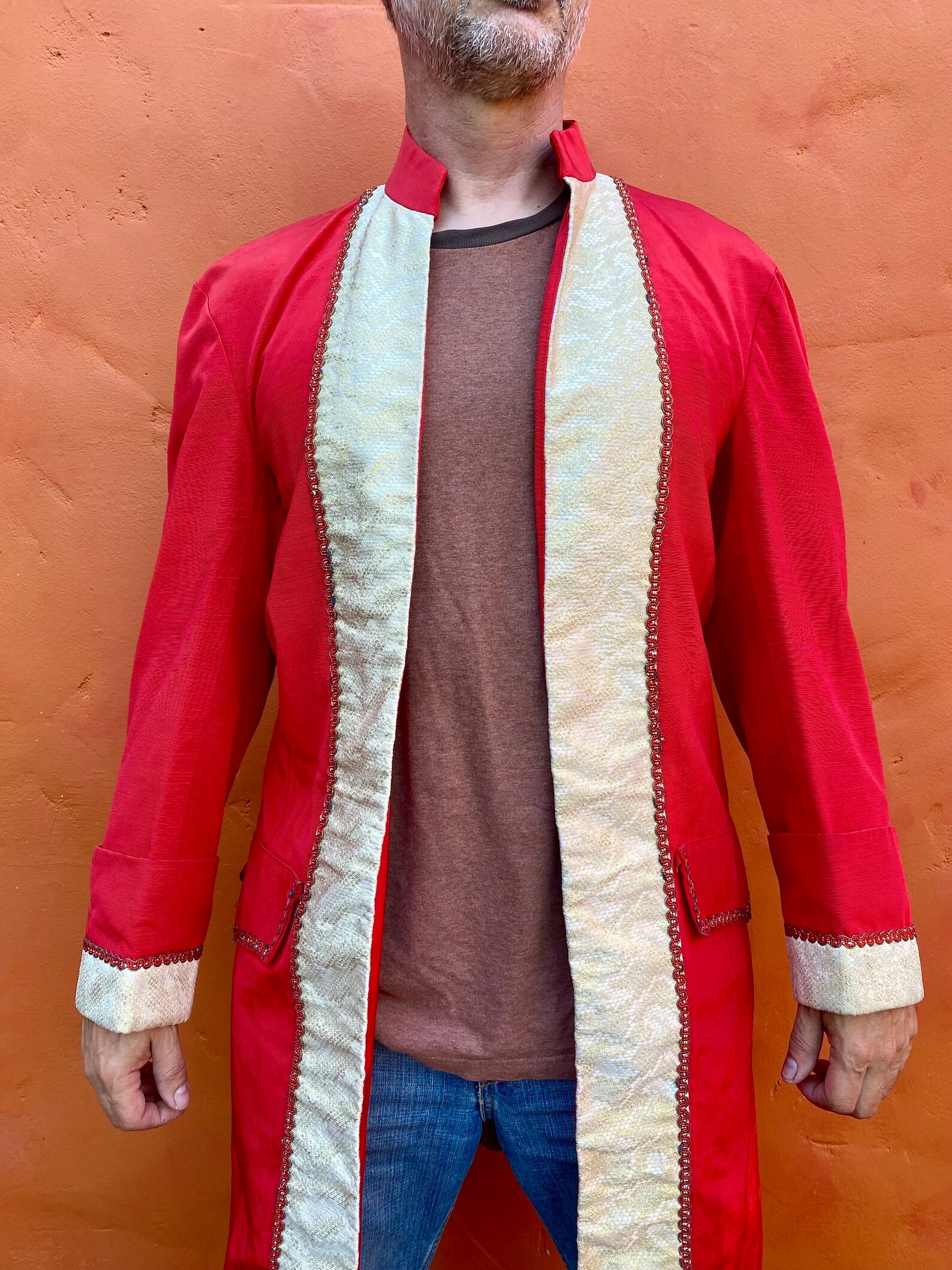 Vintage Hollywood Costume Shop 1700s Frock Coat. Pirate Coat Colonial ...