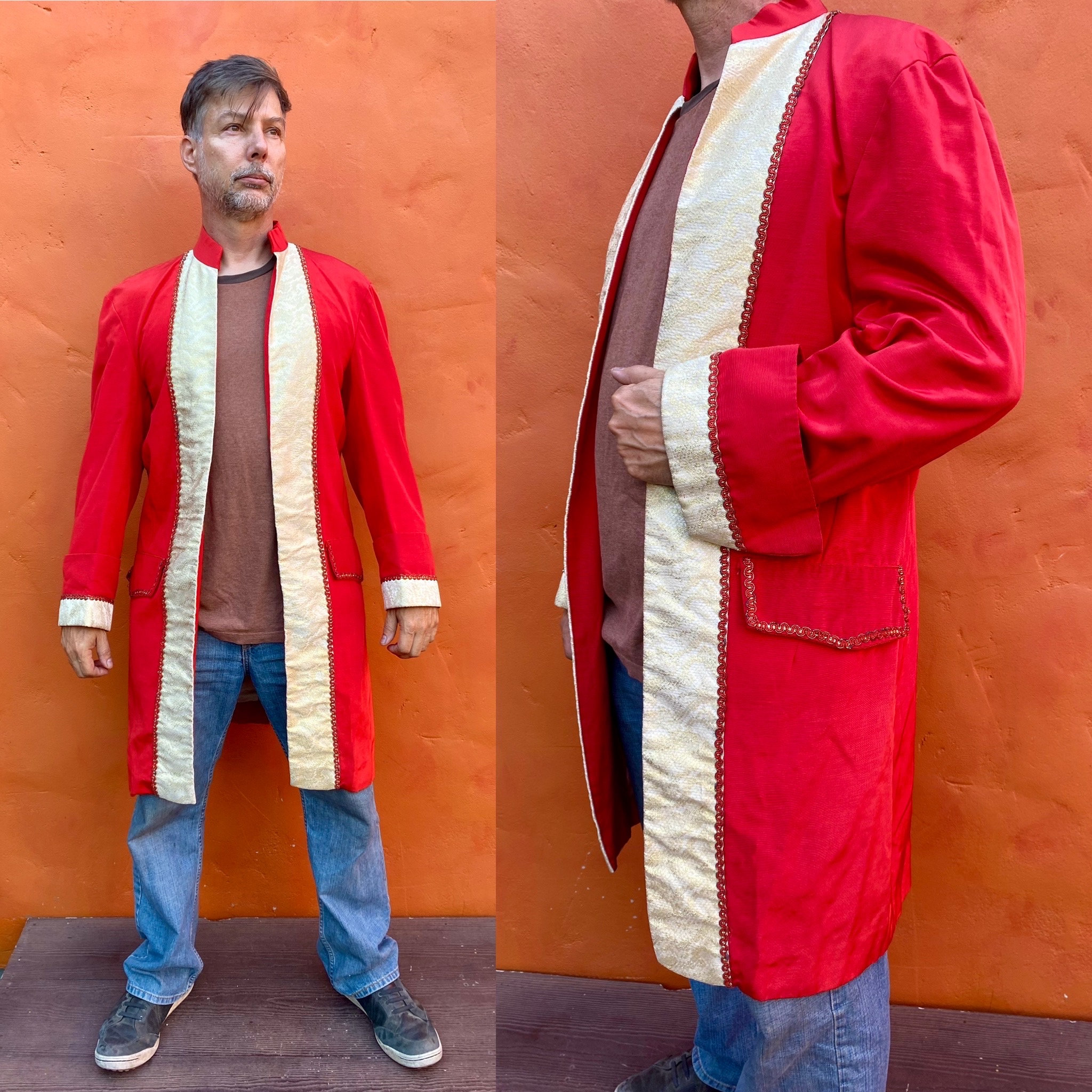 Vintage Hollywood Costume Shop 1700s Frock Coat. Pirate Coat Colonial ...