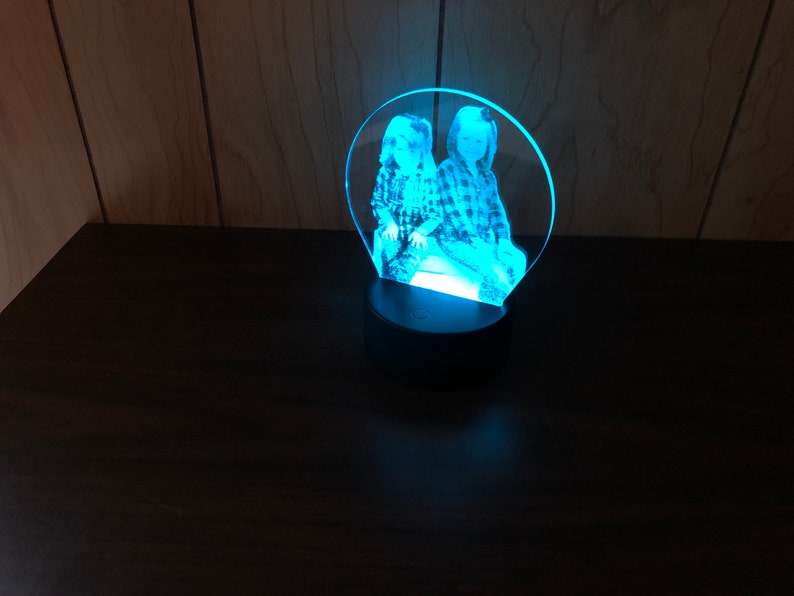 Custom RGB LED Edge Lit Acrylic Nightlight Mothers Day Gift - Etsy