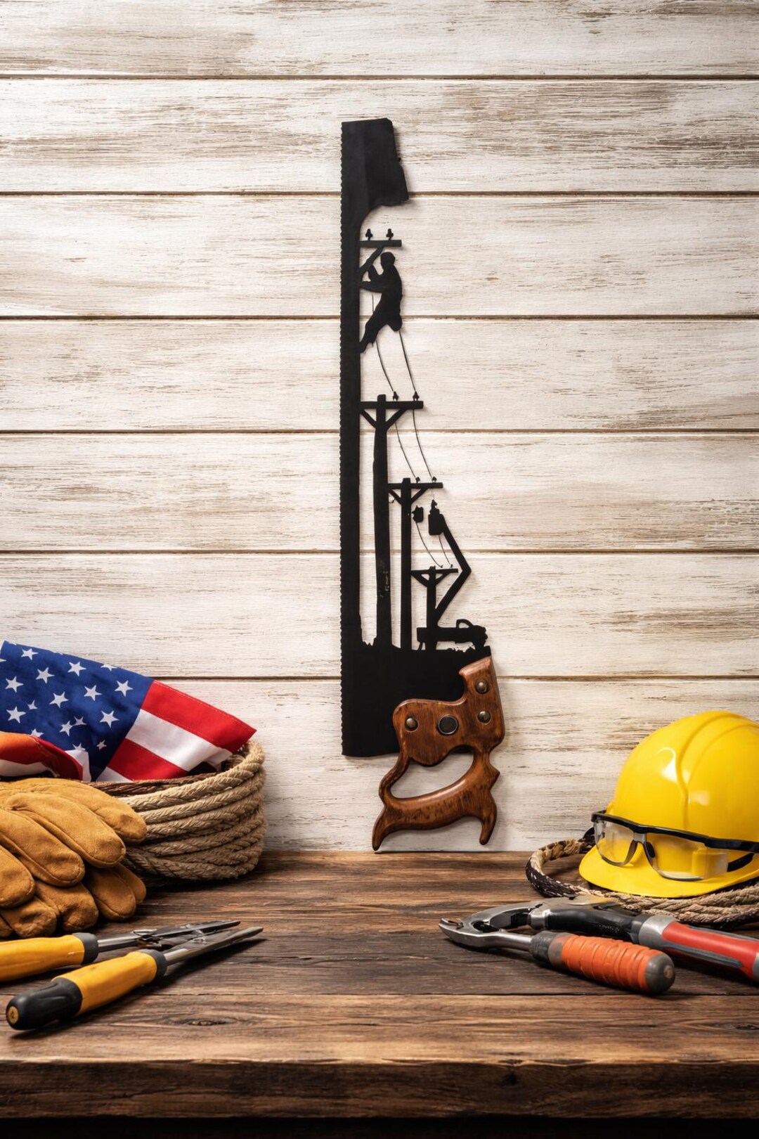 Rustic Lineman Wall Hanger - Etsy