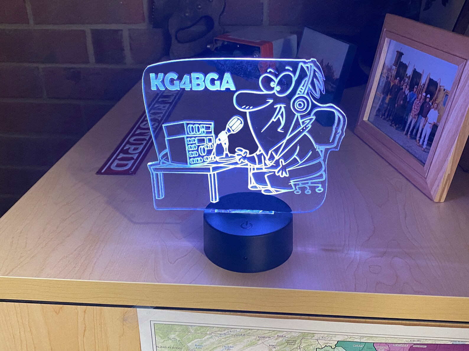 Custom RGB LED Edge Lit Acrylic Nightlight Mothers Day Gift - Etsy