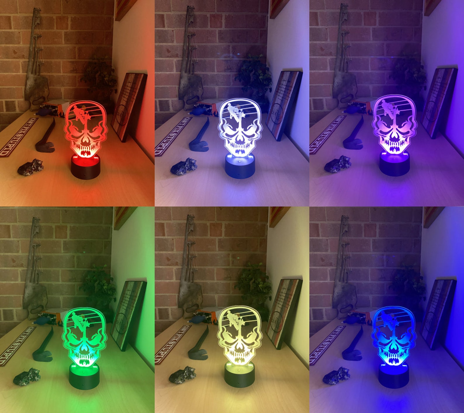 Custom RGB LED Edge Lit Acrylic Nightlight Mothers Day Gift - Etsy