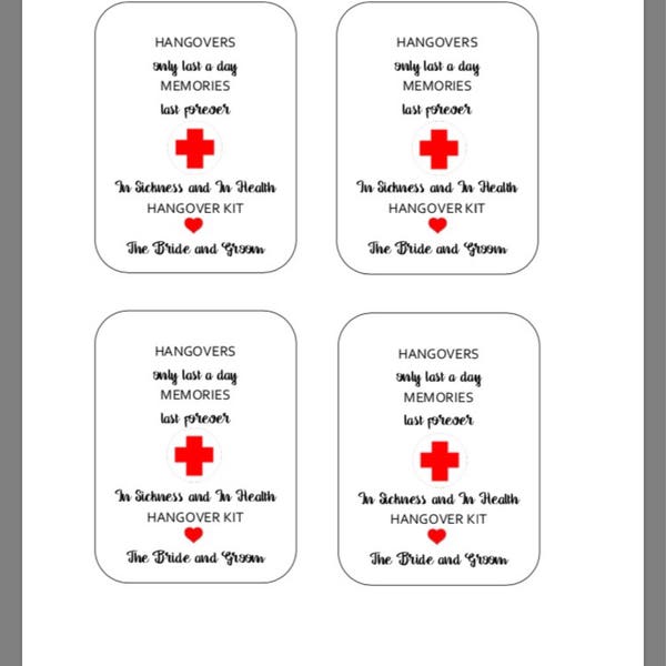 Hangover Party Kit - Etsy