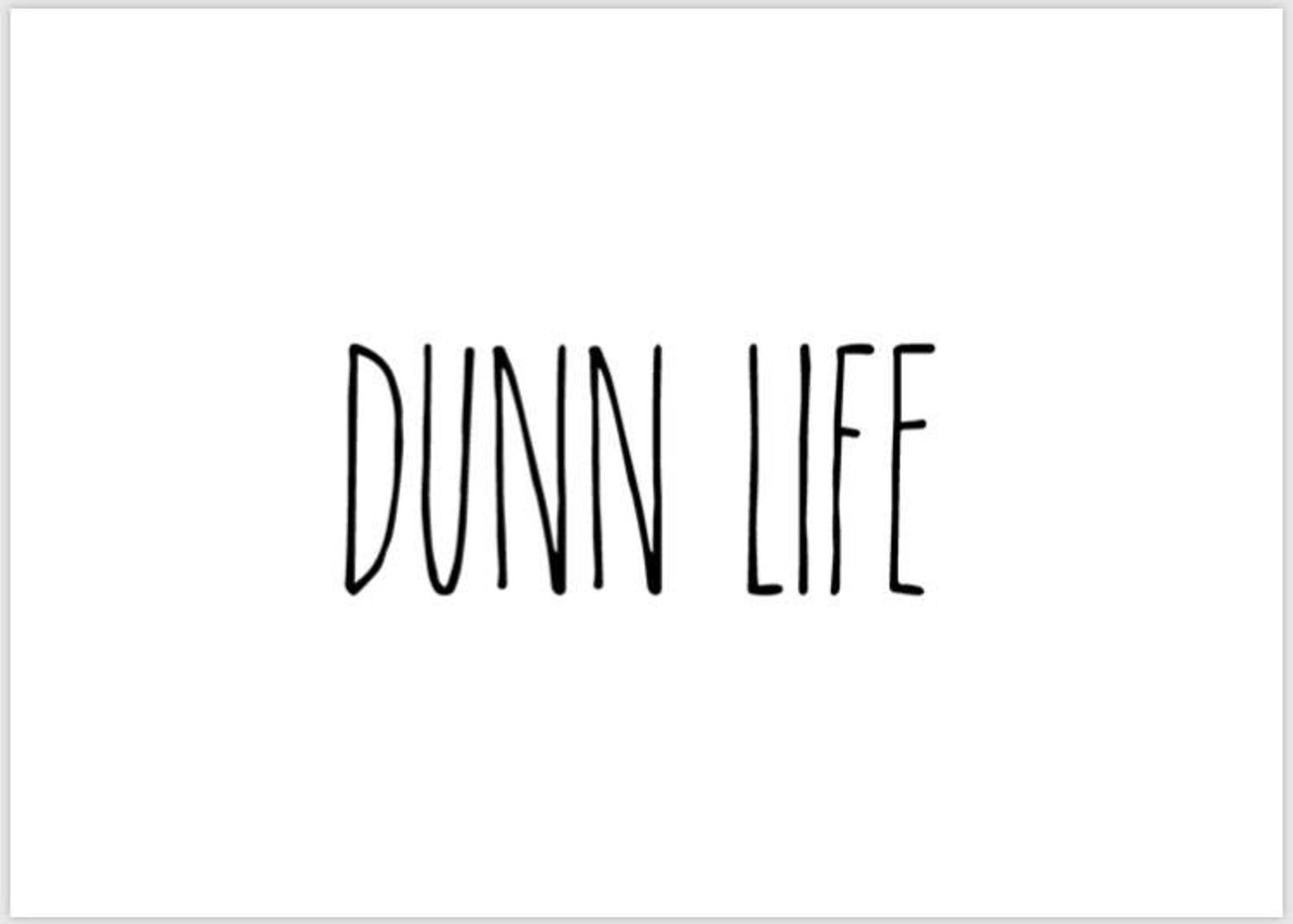PRINTABLE 5x7 Dunn Life RAE DUNN Sign - Etsy